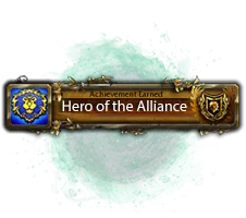 WoW Hero of the Alliance Boost | Rank 1 RBG Title | LepreStore