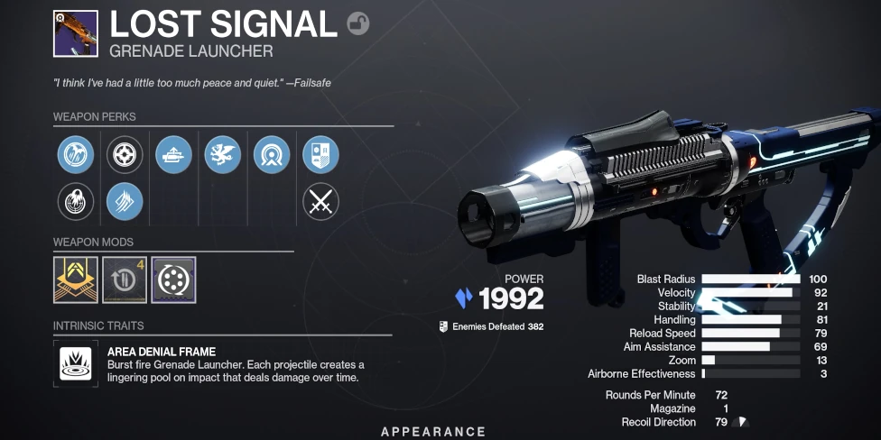 Lost Signal God Roll Guide | Destiny 2 | LepreStore