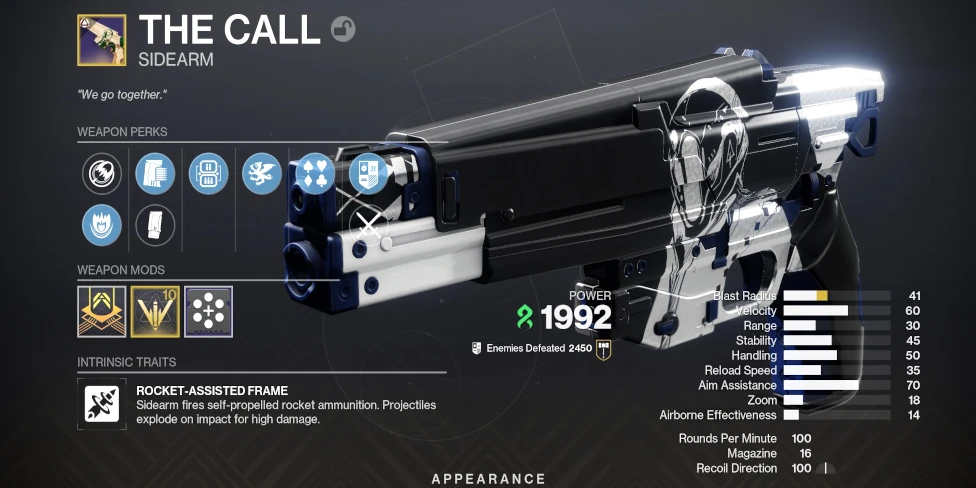 A Must Have Sidearm | The Call God Roll | Destiny 2 Best Weapon